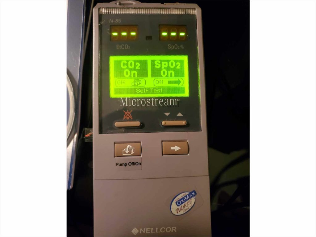 Nellcor N-85 Hand-held Portable bedside Capnograph / Pulse Oximeter CO2 ...