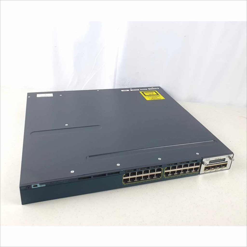 Cisco Catalyst C3560X 24 Port Gigabit Managed Switch WS-C3560X-24P 1U ...