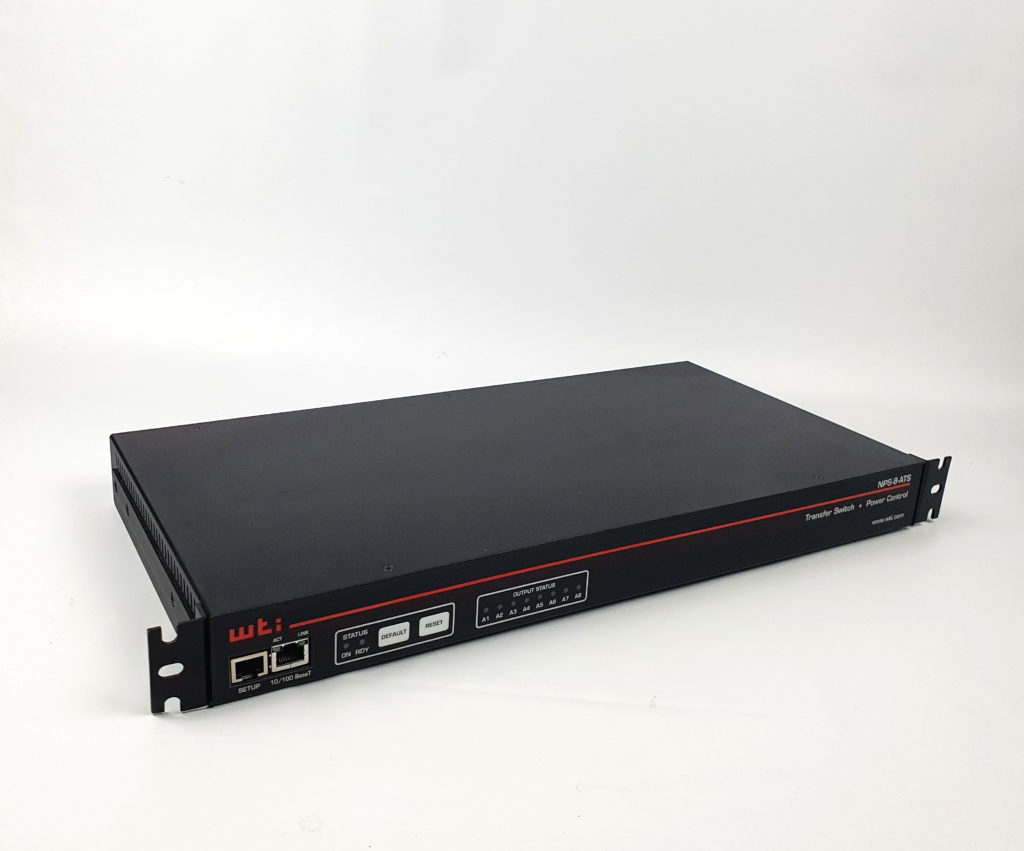 WTI NPS-8H20-ATS-1 Network Power Switch PDU + ATS 20A 120V (8)NEMA 5-15 ...