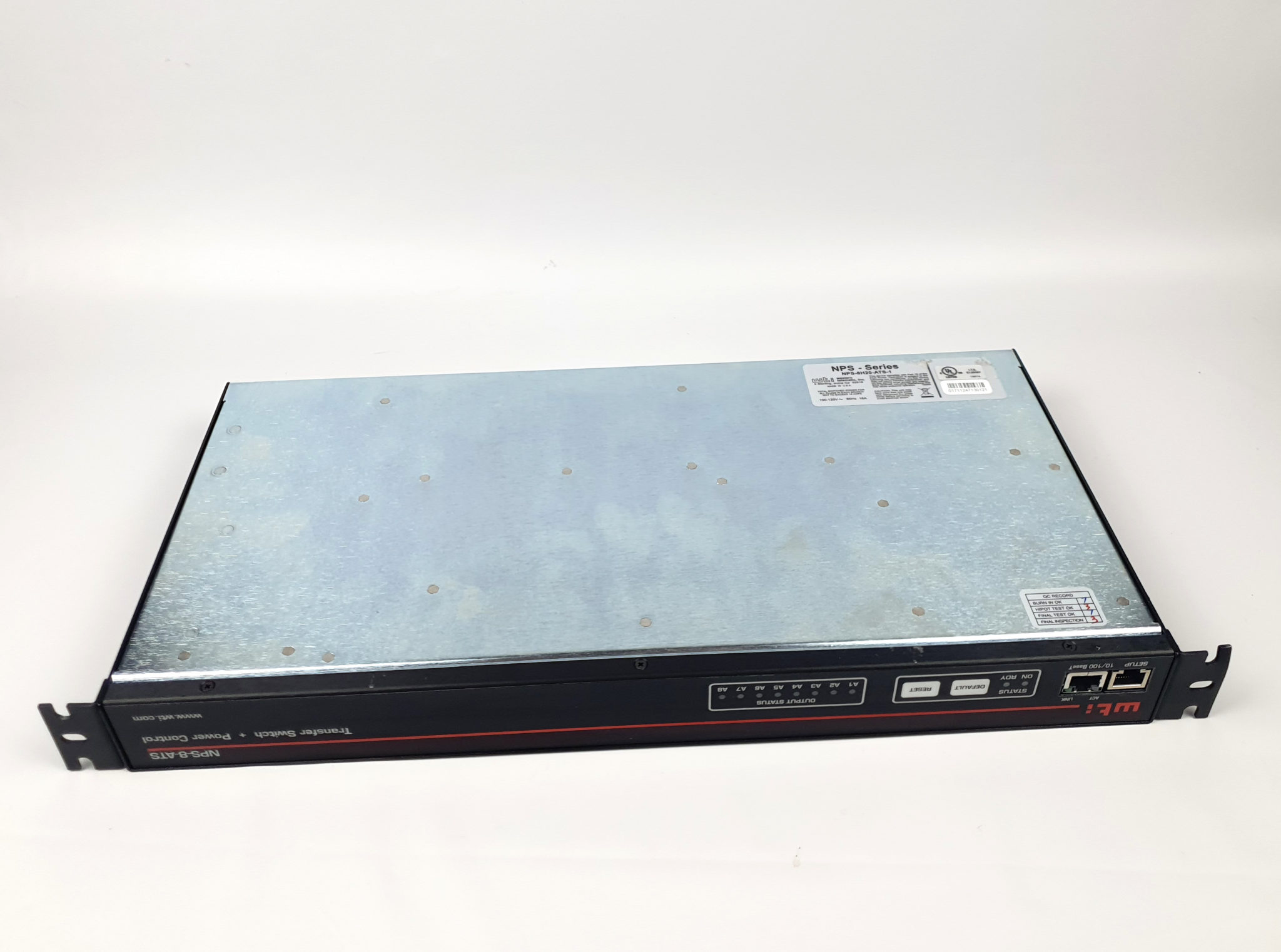 WTI NPS-8H20-ATS-1 Network Power Switch PDU + ATS 20A 120V (8)NEMA 5-15 ...