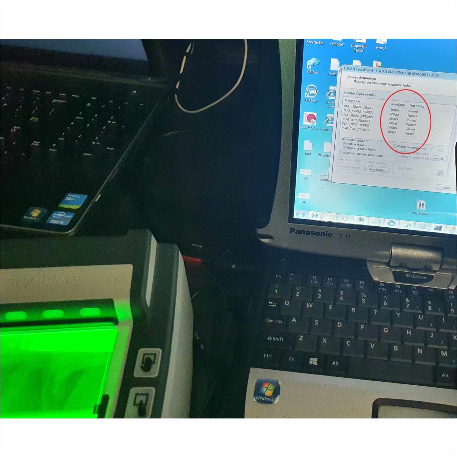 CrossMatch L Scan Guardian Fingerprint Scanner 900247 Rev.F USB with ...