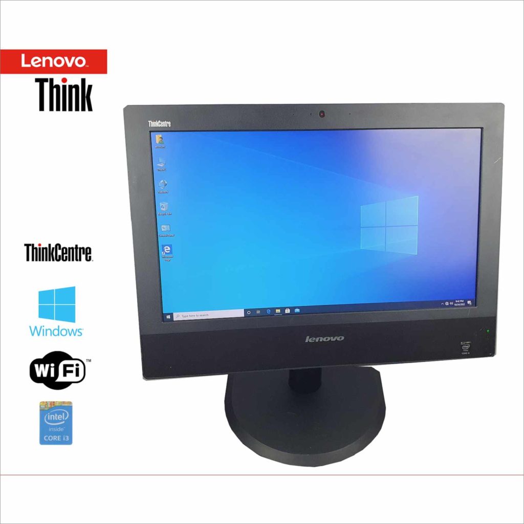 Lenovo ThinkCentre M73z 20" i3 4th Gen 4GB RAM 500GB HD Wi-Fi Windows ...