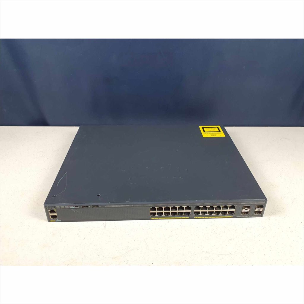 Cisco Catalyst C2960X 24Port Gigabit Switch WS-C2960X-24PS-L 1U Rack ...