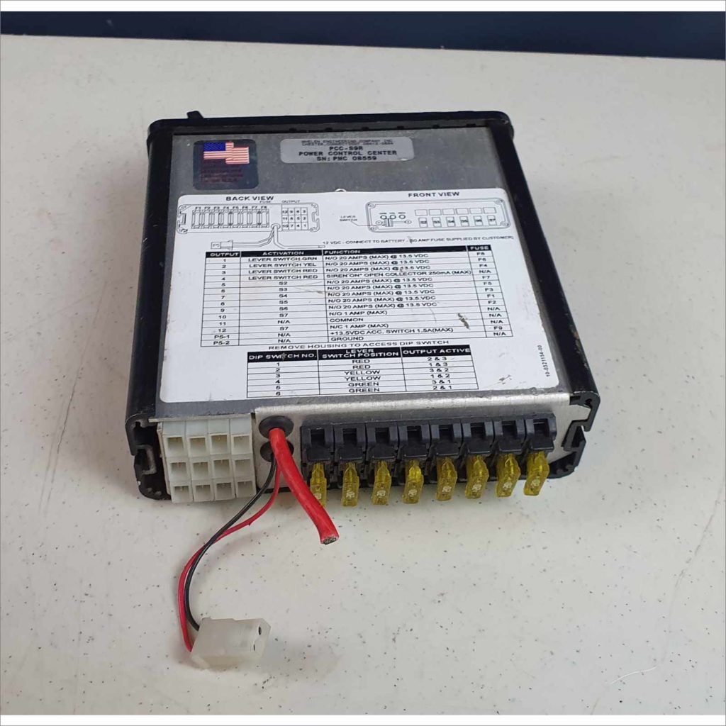 Whelen Model PCC-S9 Power Control Center Emergency Light / Siren ...